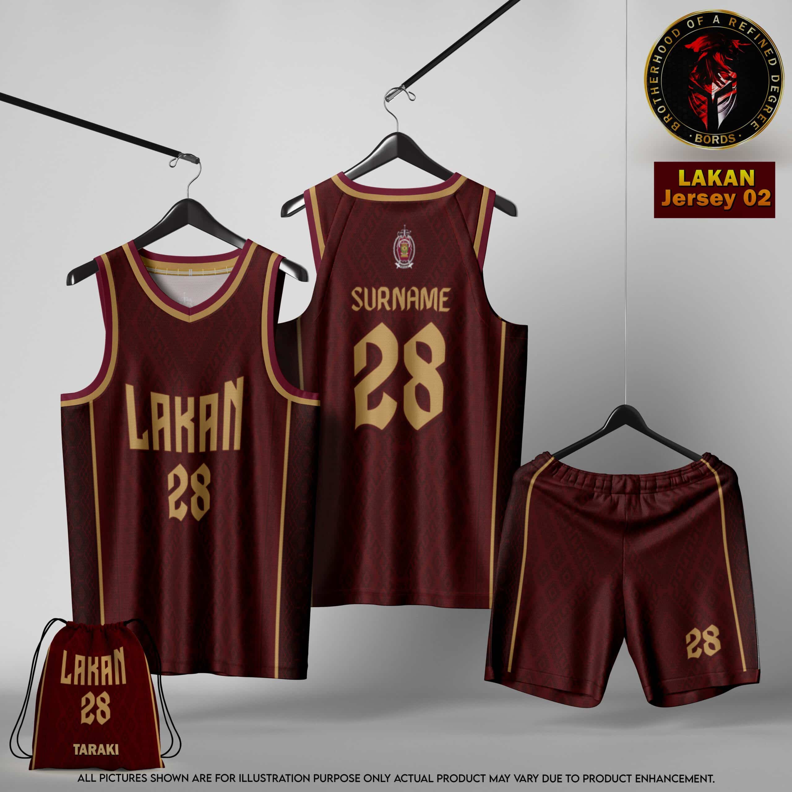 Lakan Jersey 02 (w/ drawstring bag) - BORDS