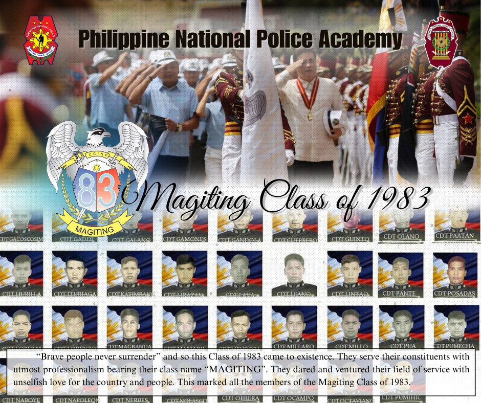 PNPA MAGITING Class of 1983: The Class that Opened Doors to Civilian ...